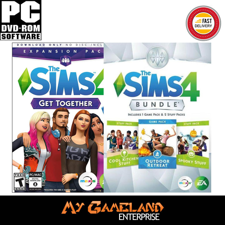PC The Sims 4 Bundle Pack 2/Get Together (DLC)(Digital Code)(EU ...
