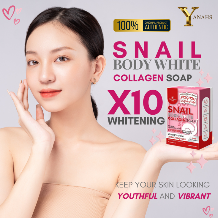 PRECIOUS SKIN SNAIL BODY WHITE COLLAGEN SOAP X10 70G | Lazada PH
