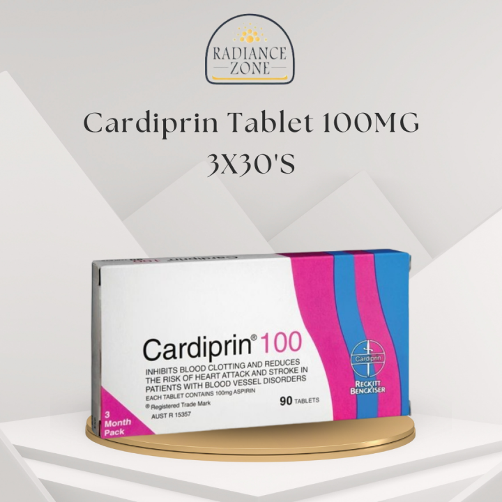 Cardiprin Tablet 100MG 3X30'S | Lazada