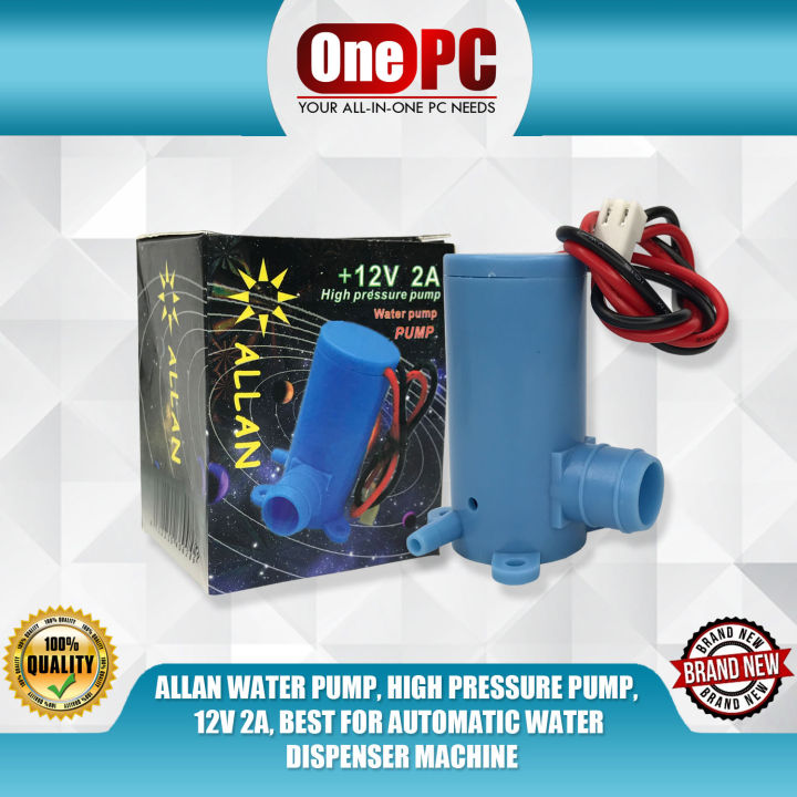 ALLAN WATER PUMP, HIGH PRESSURE PUMP, 12V 2A, BEST FOR AUTOMATIC WATER ...