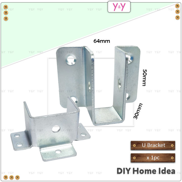Y&Y Eco Bed Frame U Bracket / Bed Hinge / U Shaped Bed Beam Connector ...