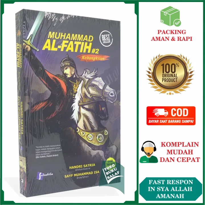 Komik Muhammad Al-Fatih Jilid 2 ORIGINAL Kebangkitan Karya Handri Satria Buku Anak Al Fatih ...