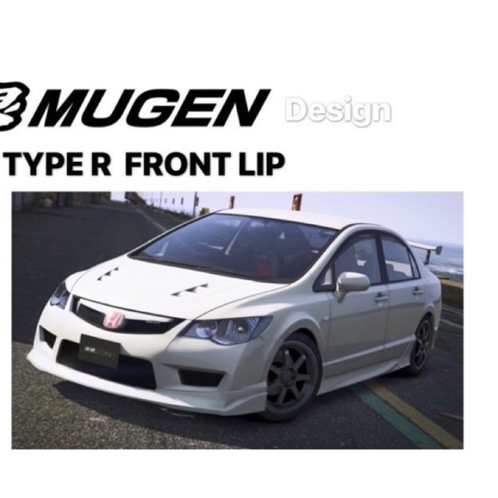 ! Honda Civic fd type r mugen front lip for ori pp type r bumper | Lazada