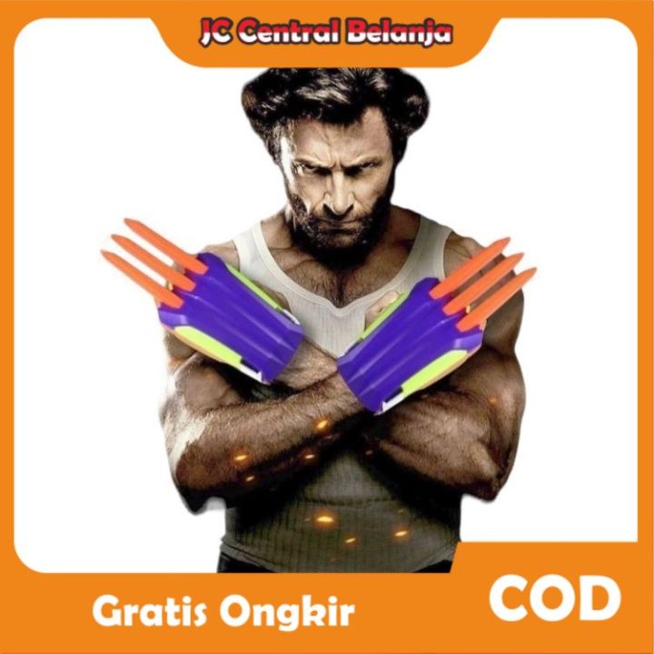 Mainan Anak STEEL WOLF CLAW Mainan Cakar Tangan X-men Radish Wolf Claw ...