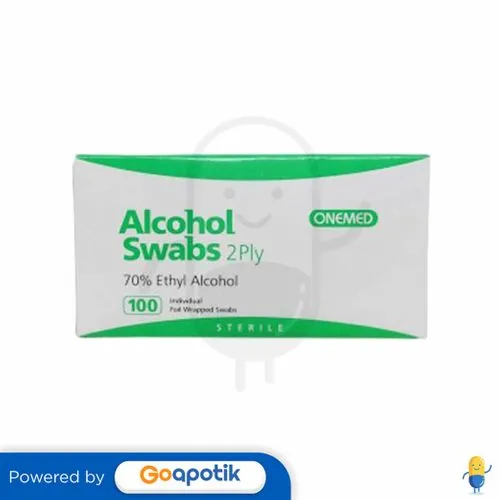 Onemed Alcohol Swab Box 100 Sachet | Lazada Indonesia