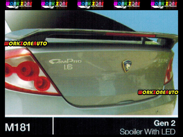M181 Proton Gen 2 Fiber Spoiler With LED Body kit Bodykit | Lazada