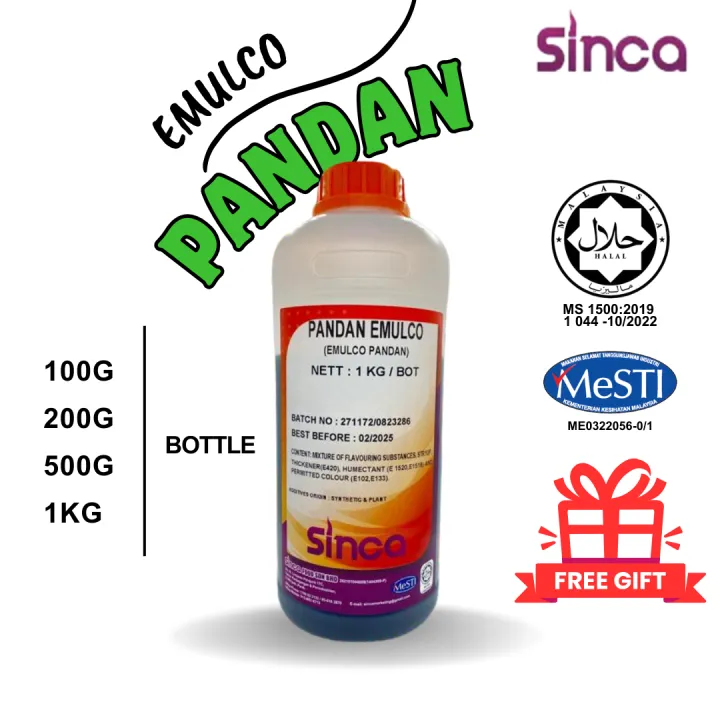 Emulco Pandan / Pandan Emulco 1kg | Gred Makanan | Halal | Food Grade ...