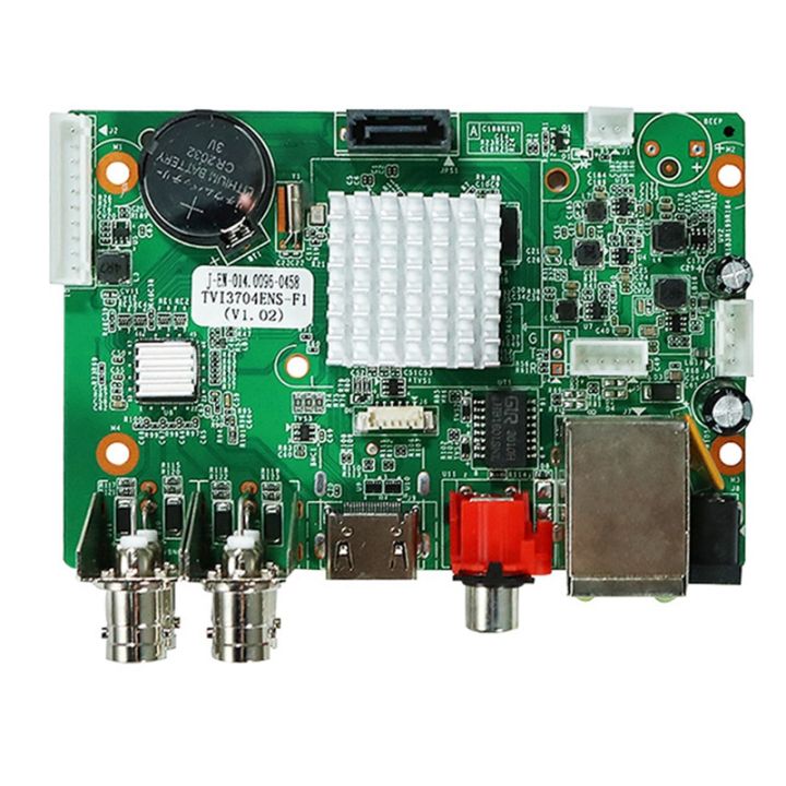 (JDBX) 4CH XVR DVR Motherboard STVI Coaxial Audio TVI/AHD/DVR/NVR/CVI ...