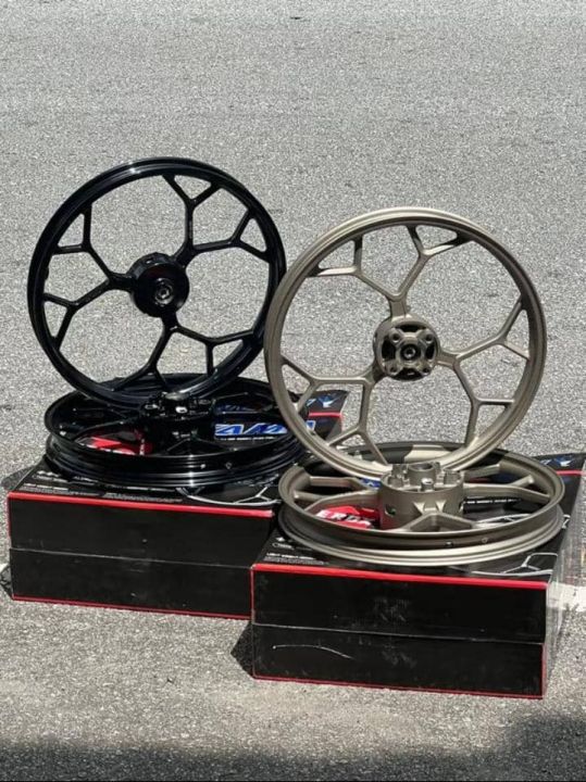 AEROX THAI SPORT RIM Y15ZR V1 V2 Y16ZR V1 V2 1.6/1.6-17 BLACK GOLD ...