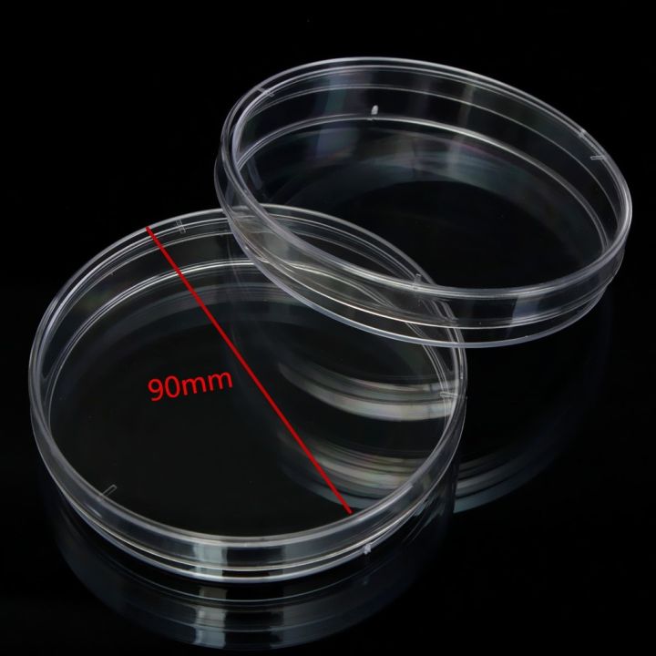 10pcs/pack or 500pcs/box Disposable Sterile Plastic Petri Dish Size 90 ...