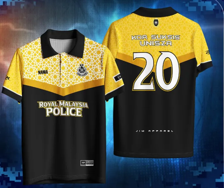 64412 ROYAL MALAYSIA POLICE polo SHIRT Unisex 3d Print tshirts JERSERY ...
