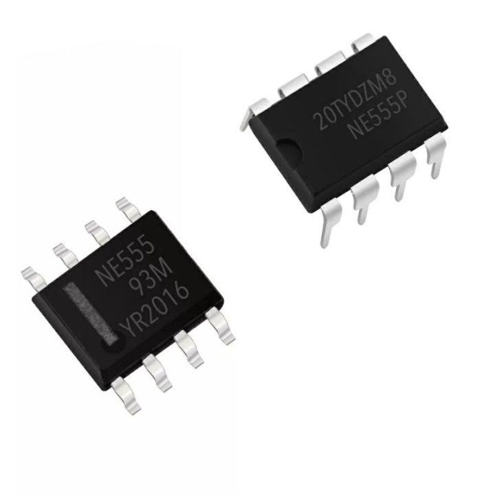NE555 NE555P NE555N DIP8 SMD8P NE555 NE555P IC 555 Timer การเขียนโปรแกรม Oscillator ชิปและ8ขา ...
