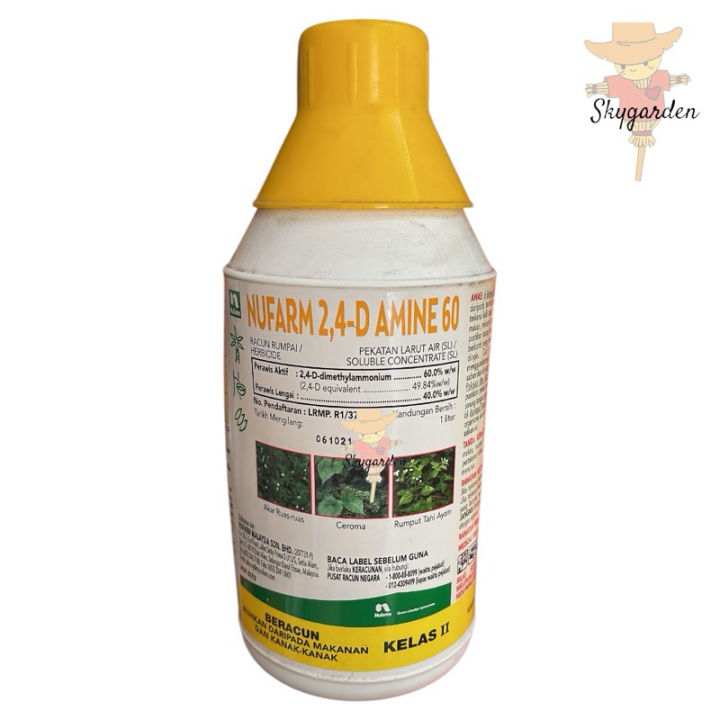 1L Nufarm Amine 60 /Racun Rumpai (Sama dgn Kenso Hextar Amine Rarity ...