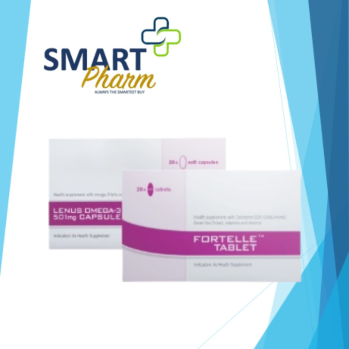 FORTELLE LENUS OMEGA-3 TABLETS/CAPSULES 28S TWIN PACK EXP04/2026 | Lazada