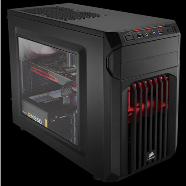 Refurbished CORSAIR Carbide Series™ SPEC-01 Red LED Mid-Tower Gaming ...
