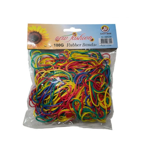 Rubber Band / Goma / Lastiko Rubber Bands Assorted Color Goma 100g 200g ...