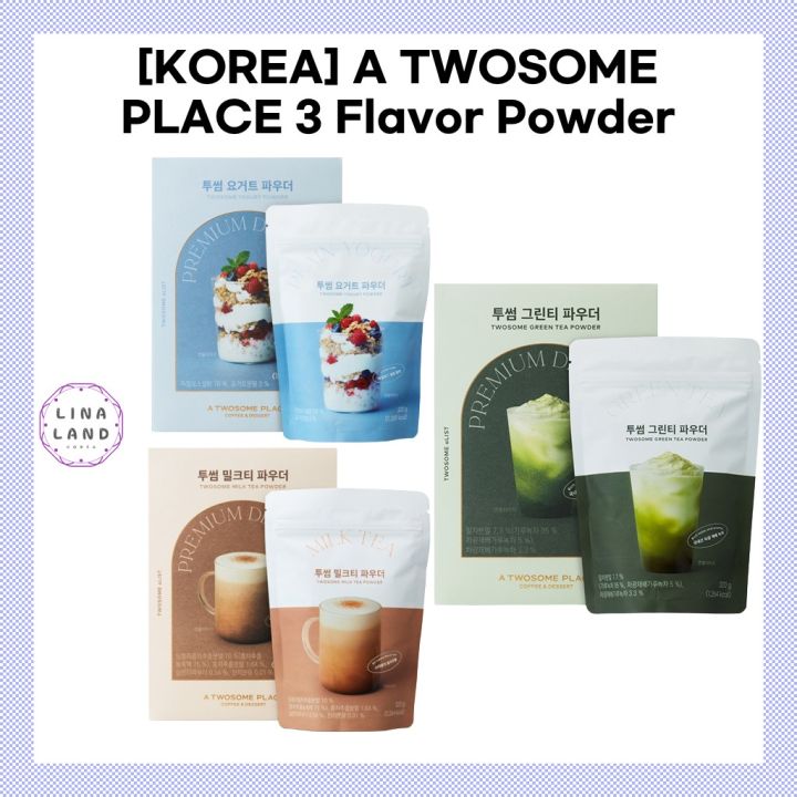 [KOREA] A TWOSOME PLACE Powder Drink Mix series / Milk Tea powder ...