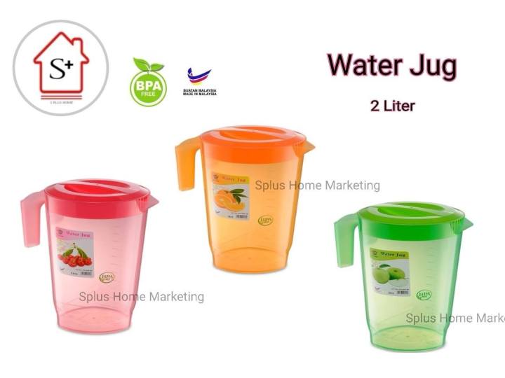 2 Liter BPA-Plastic Water Jug / Water Container / Jug Air BPA-Plastik ...