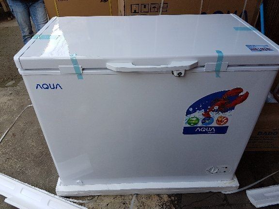 ASLI Chest Freezer Box AQUA 197 liter AQF 200 W Garansi Resmi | Lazada ...