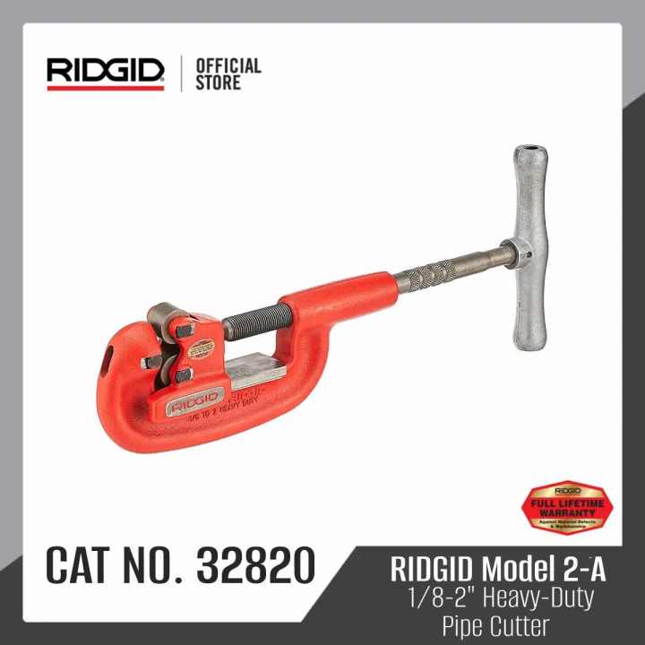 RIDGID 32820 2-A Heavy-Duty Pipe Cutter 1/8 inches to 2 inches | Lazada PH