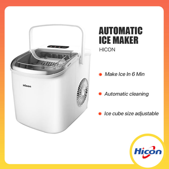 Hicon Ice Maker Automatic Electric Household ice Maker Machine Portable ...