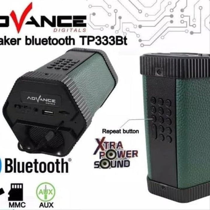 Speaker Speker Advan Advance Bluetooth Tp-333 Radio Micro Usb | Lazada ...