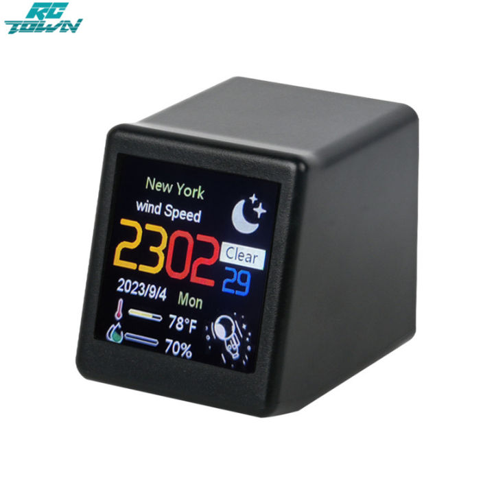 Digital Clock Day Date Temperature Display Digital Alarm Clock With LCD ...