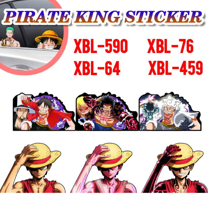 Luffy Gear Motion Sticker Anime Motion Lenticular Sticker Waterproof ...