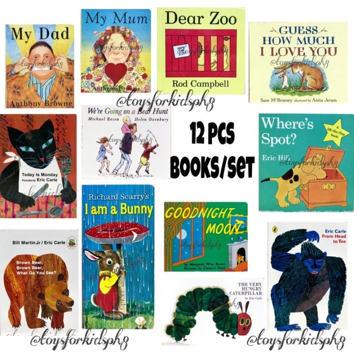 Eric Carle Little Story Library book set (12 books) | Lazada PH