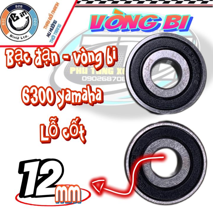 VÒNG BI bạc đạn LCM BÁNH TRƯỚC 6300 LỖ 12 LY ( 1 CẶP ) | Lazada.vn