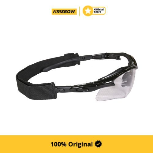 Krisbow Kacamata Pengaman Sporty Dengan Strap - Transparan | Lazada ...