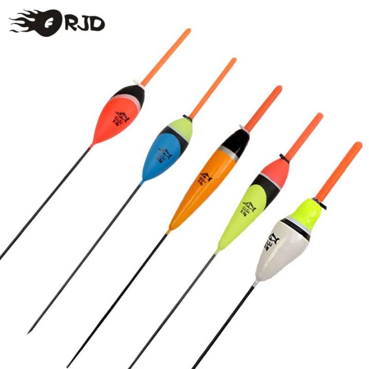 ORJD 10pc/set Fishing Floats Vertical Buoy Sea Fly 2.5g/3g/4g/5g Floats ...