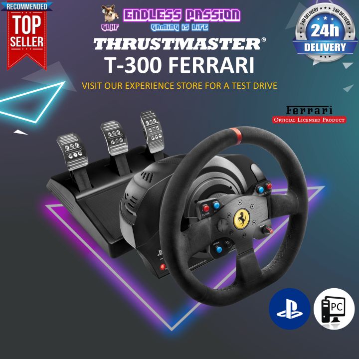 Thrustmaster T300 Ferrari Integral Racing Wheel Alcantara Edition - PC ...