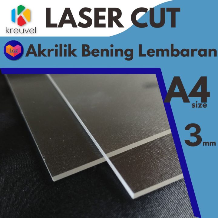 ACRYLIC - AKRILIK Bening A4 3mm | Lazada Indonesia