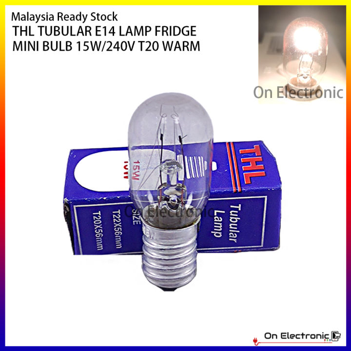 THL TUBULAR E14 LAMP FRIDGE MINI BULB 15W/240V T20 WARM | Lazada