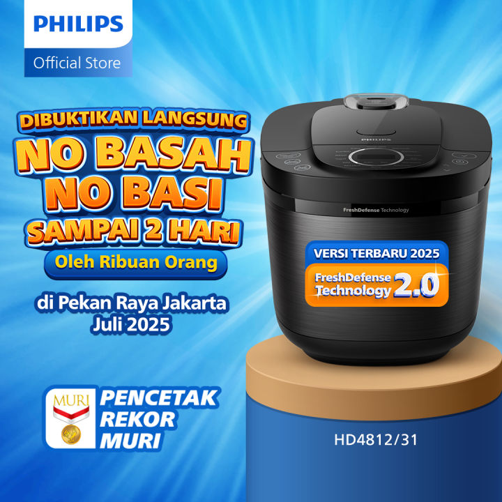 Philips Digital Rice Cooker Magicom HD4812/31 3000 Digital Series ...