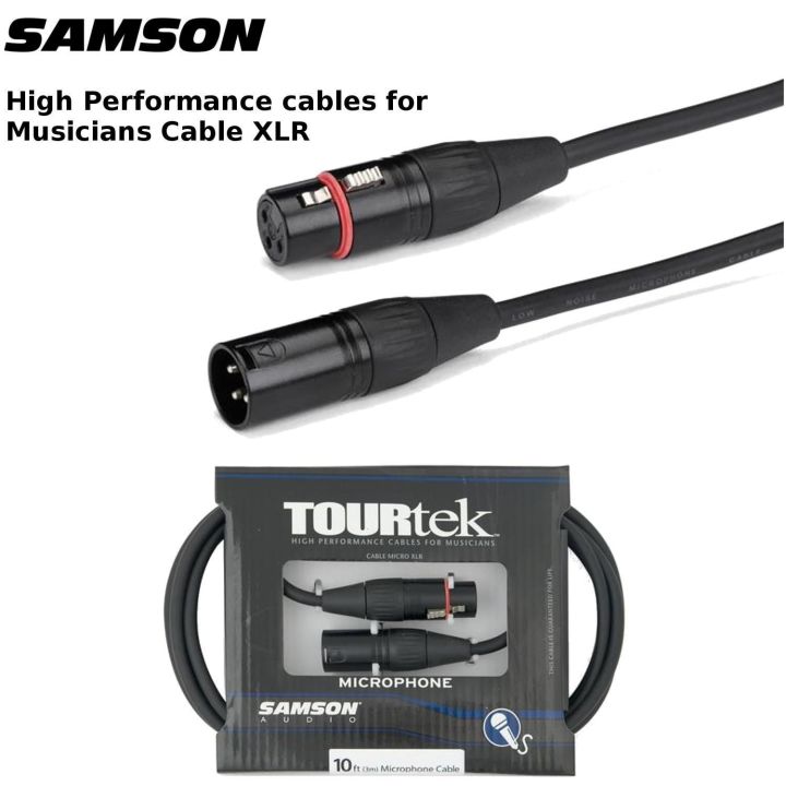 Samson Audio Tourtek XLR Cable Microphone Cable - 3 Meter TM10 | Lazada