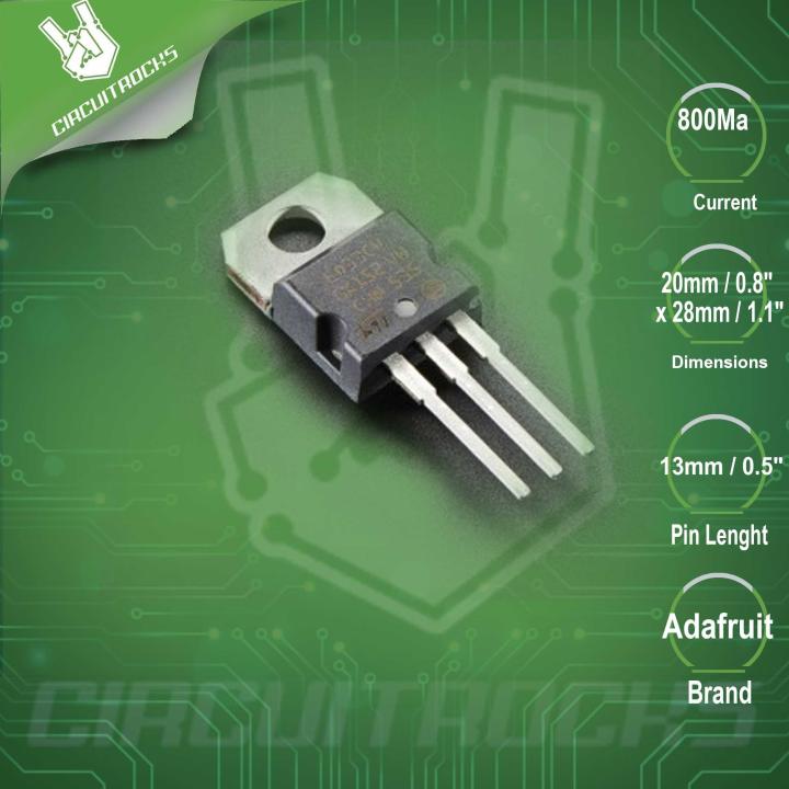 Circuitrocks Linear Voltage Regulator 3.3V 800mA LD1117-3.3 TO-220 ... Circuitrocks Linear Voltage Regulator 3.3V 800mA LD1117-3.3 TO-220 ...