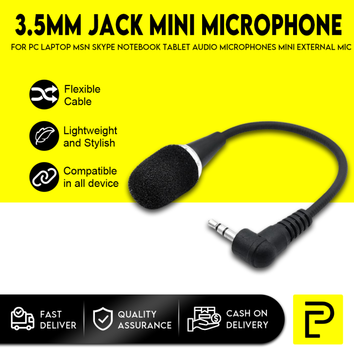 3.5mm Jack Mini Microphone Wireless Microphone Audio External Mic ...