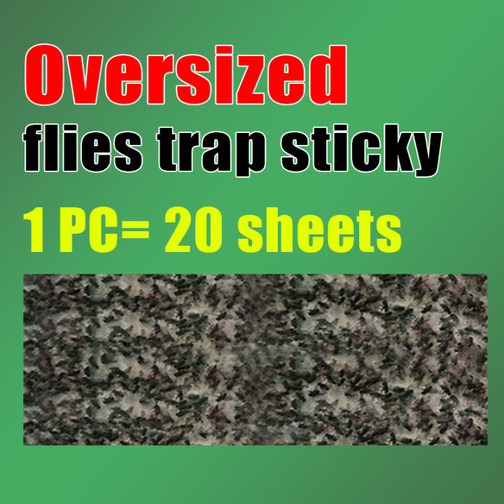 fly paper trap super sticky 1 piece of paper can catch 1000 killer glue ...