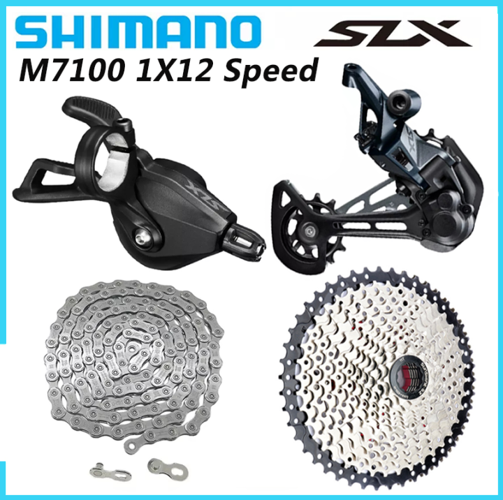 SHIMANO DEORE SLX M7100 12 Speed Groupset 1x12 Speed M7100 MTB Shifter ...