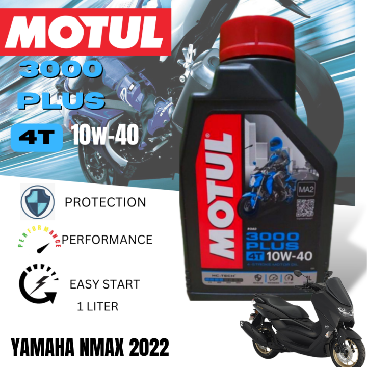 MOTUL 3000 PLUS 4T 10W-40 FOR YAMAHA NMAX 2022 | ENGINE OIL FOR MOTOR ...