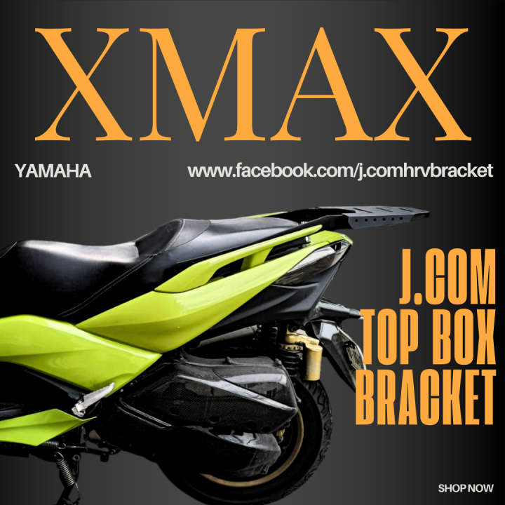 YAMAHA XMAX | J.COM HEAVY DUTY TOP BOX BRACKET AND CRASH GUARD | Lazada PH