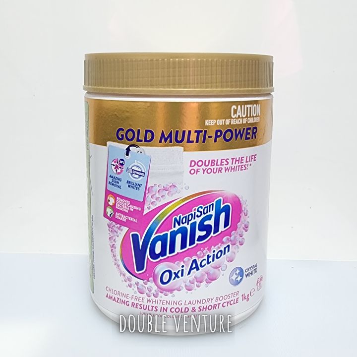 Vanish Napisan Oxi Action Gold Multi Power Crystal White Stain Remover ...