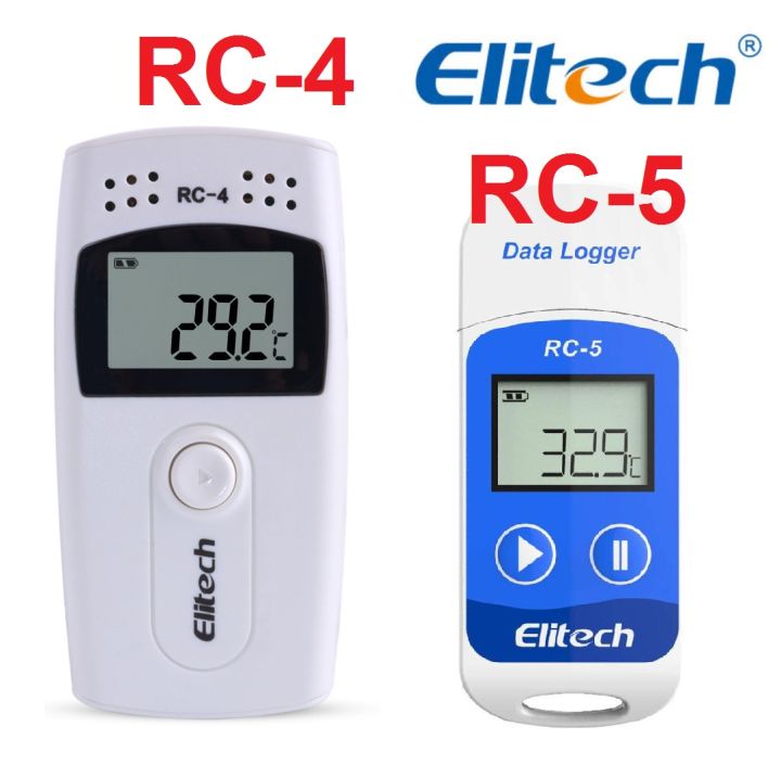 Elitech RC4 RC-4 RC5 RC-5 USB Temperature Data Logger Monitor Humidity ...