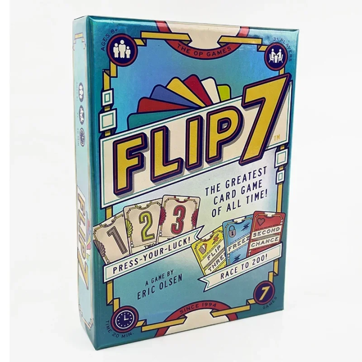 New Board Game FLIP 7 Excitement: A Must-Have Family and Friends Card ...