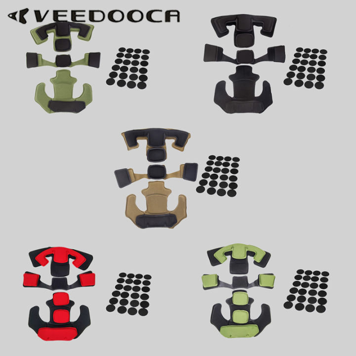 VEEDOOCA Universal Helmet Pads, Replacement Helmet Internal Memory Foam ...