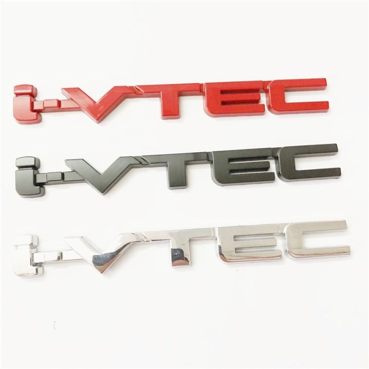 3d Metal Alloy Vtec I Vtec Emblem Badge Car Sticker Auto Fender Tail