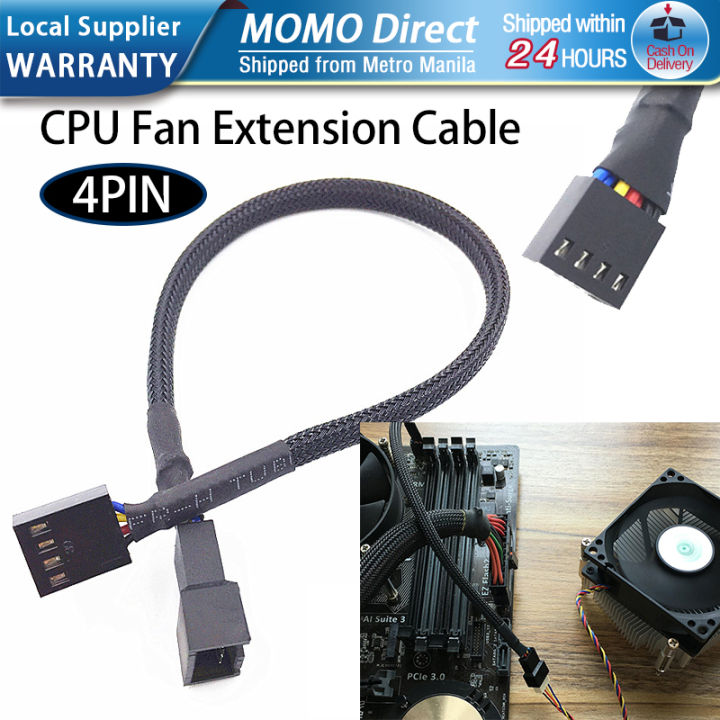 4 Pin PWM Fan Motherboard Connector PWM Extension Cable CPU Fan ...