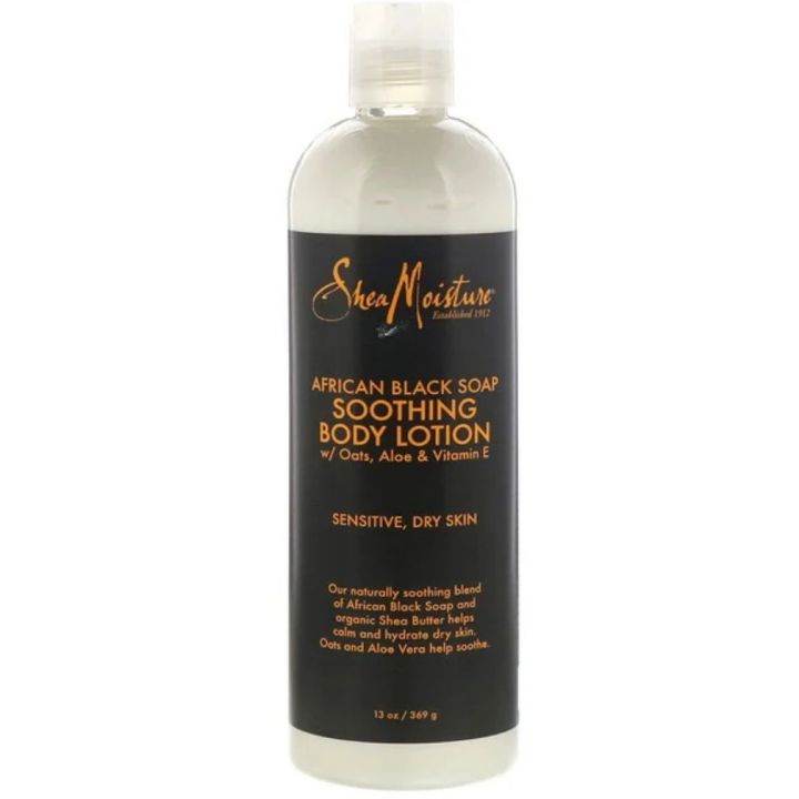[PRE ORDER] Shea Moisture, Soothing Body Lotion, African Black Soap ...